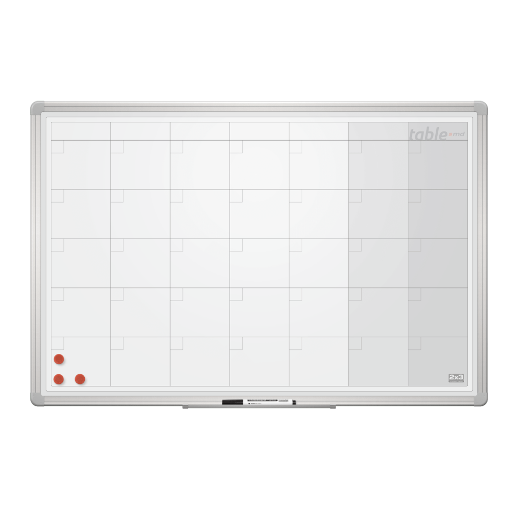 Tabla planning lunar, tabla planificator, tabla magnetica oficiu